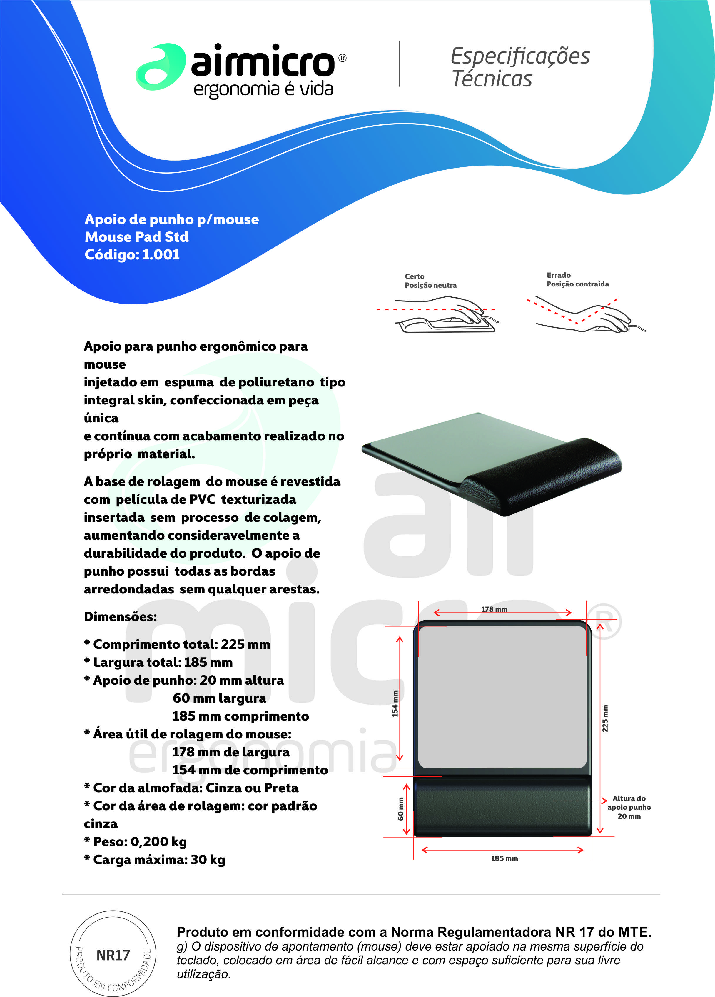 Mouse Pad Std - Airmicro